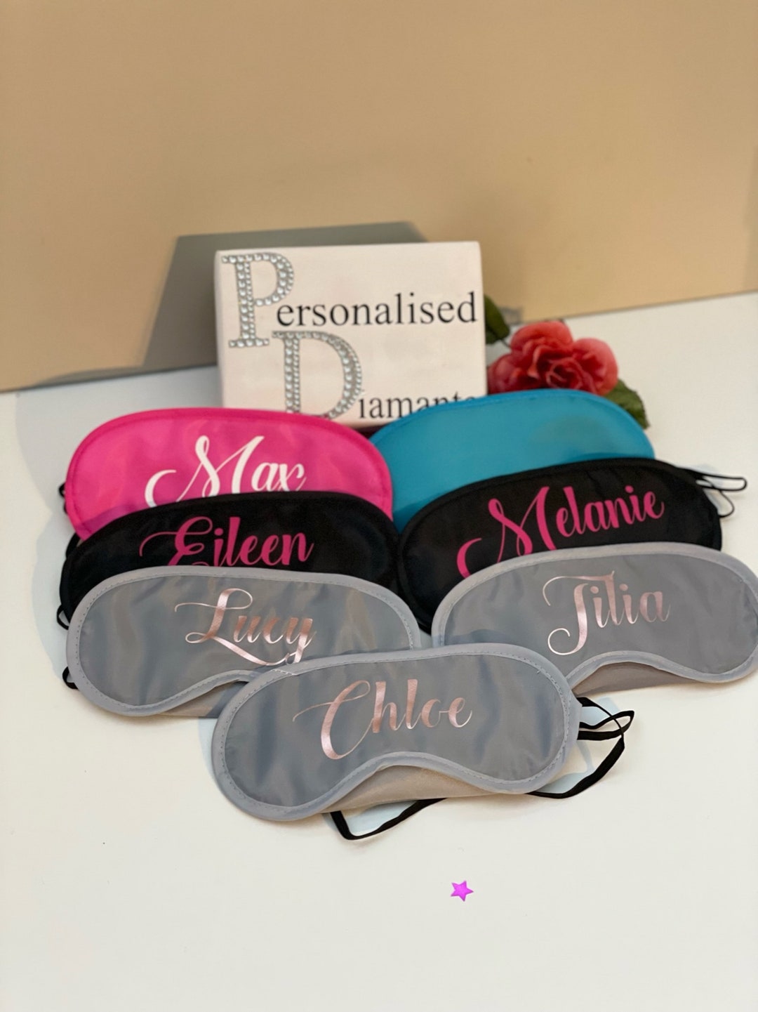 Sleepover Party Eye Masks Eyemask - Etsy UK