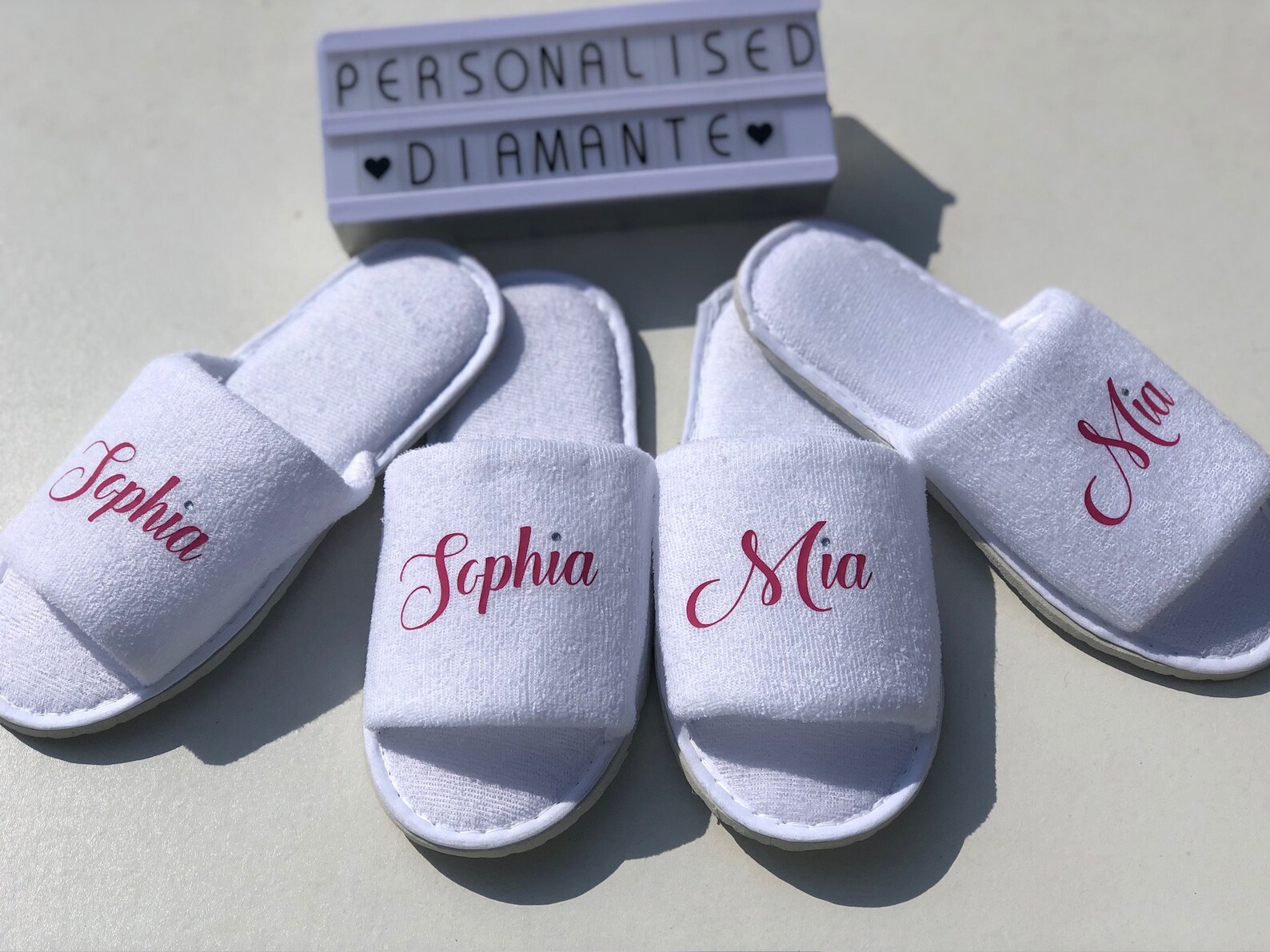 Birthday Personalised Kids Spa Day Slippers - Etsy UK
