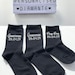 Page Boy Black Socks, Black Socks, Personalised Socks, Brides Son ...