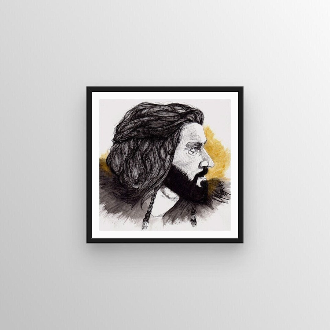Thorin Oakenshield - the Hobbit - Square Art Print - Etsy