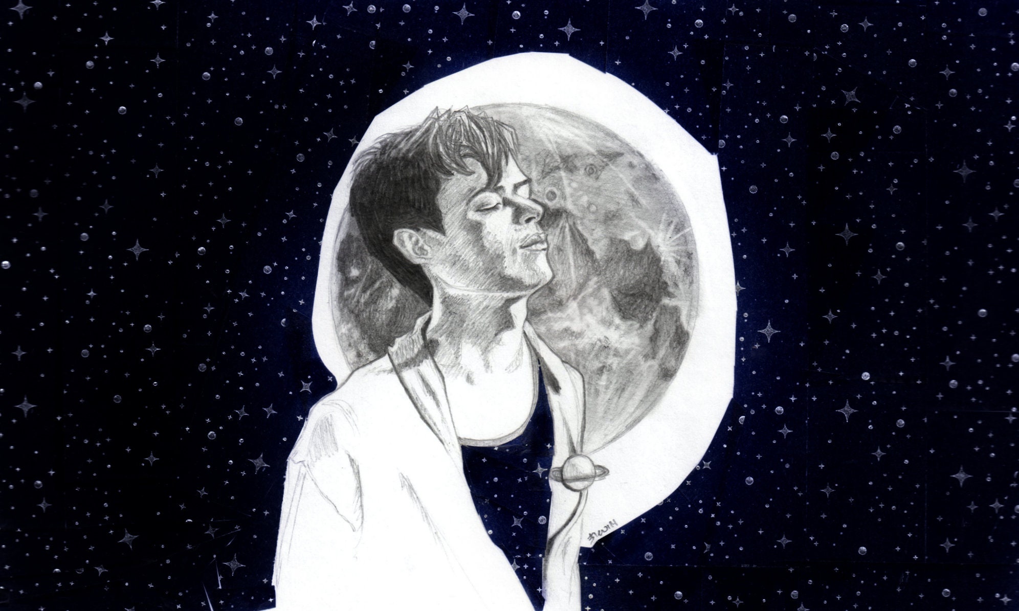 Commission Original Custom Portrait Graphite Charcoal - Etsy