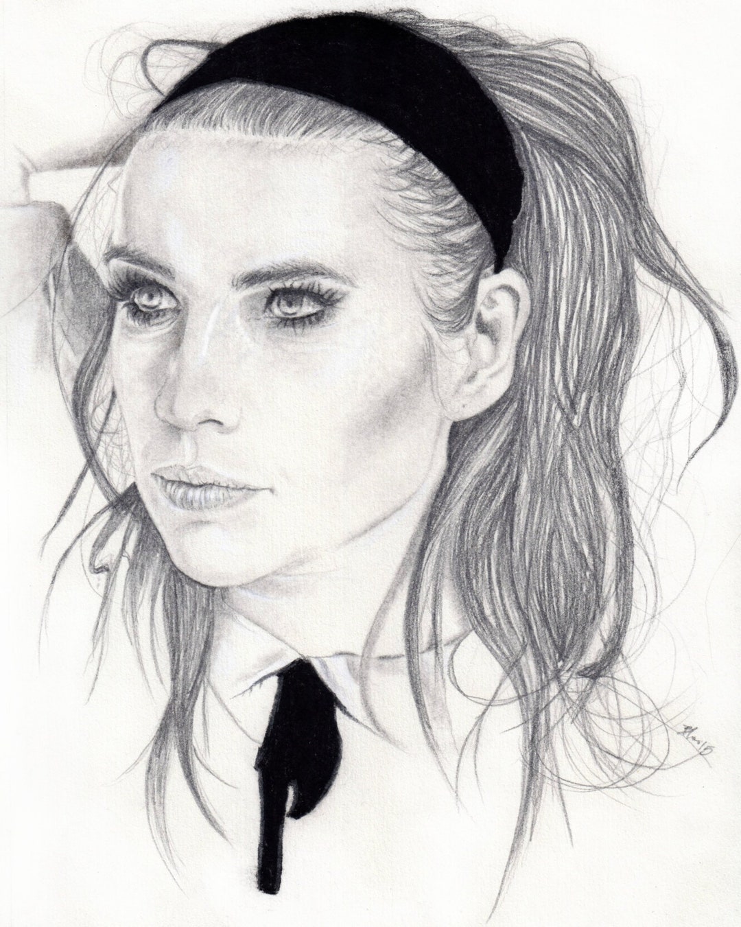 Commission - Original Custom Portrait - Graphite, Charcoal, Mixed Media ...