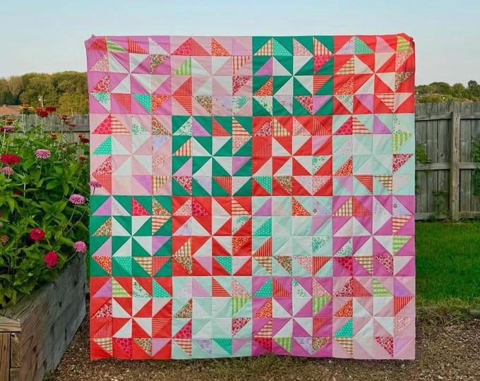 Preorder - Fronds Quilt Kit - Evolve - Throw - Suzy Quilts Pattern - Etsy