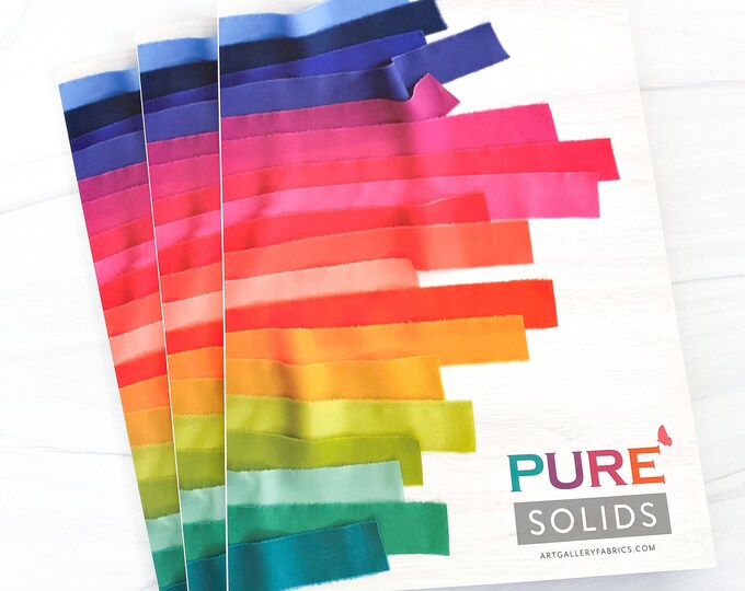 AGF Pure Solids Color Card With All Current Colors Art Gallery Fabrics ...