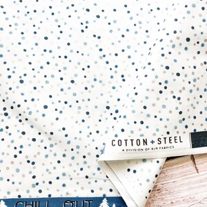 Chill Out - Crystal Clear Metallic Silver - by Cotton + Steel - 100% ...