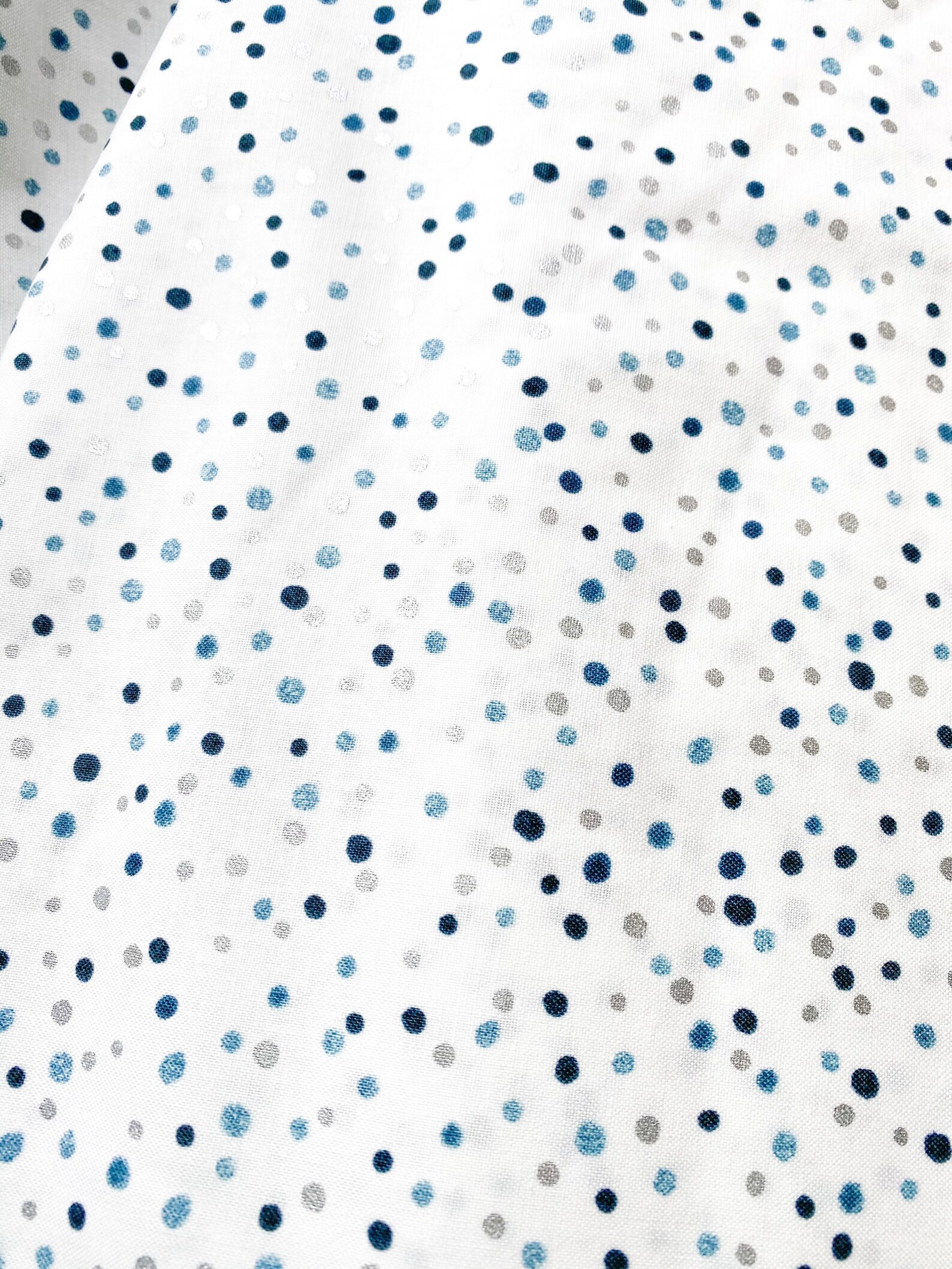 Chill Out Crystal Clear Metallic Silver by Cotton Steel | Etsy