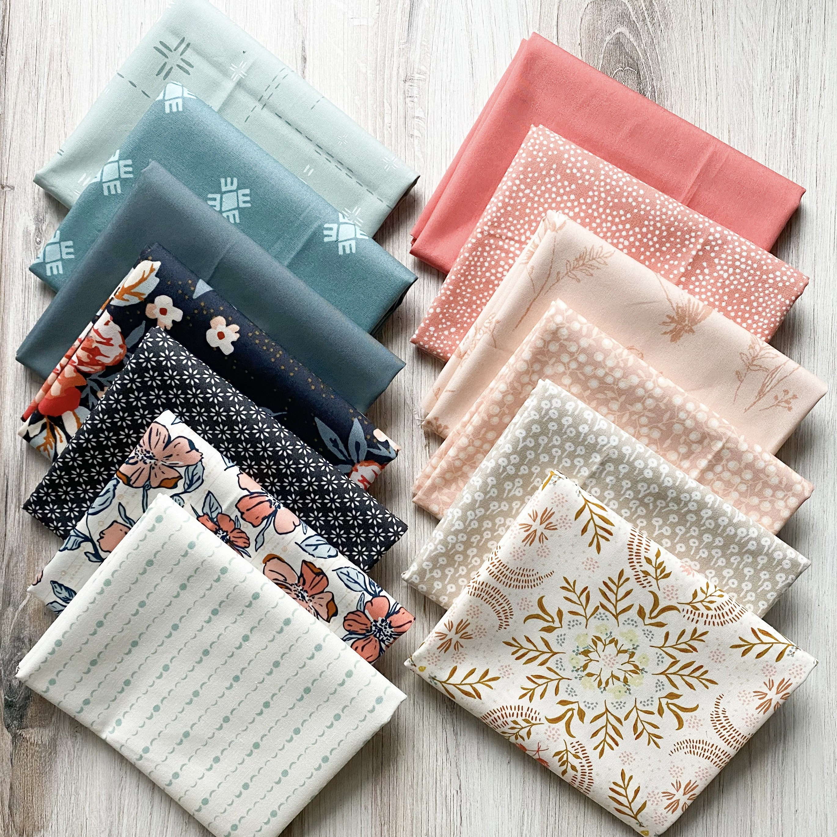 Andover Art Gallery Fabrics Blushing AGF 13 Piece Bundle by various ...