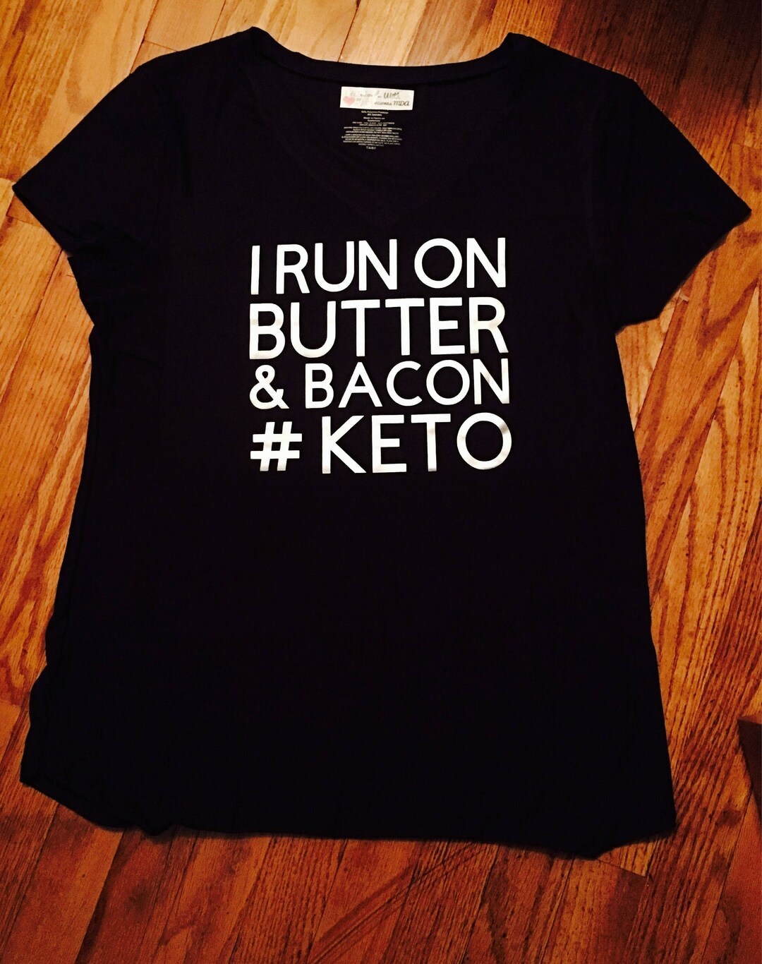 I Run on Butter and Bacon Tshirt - Etsy