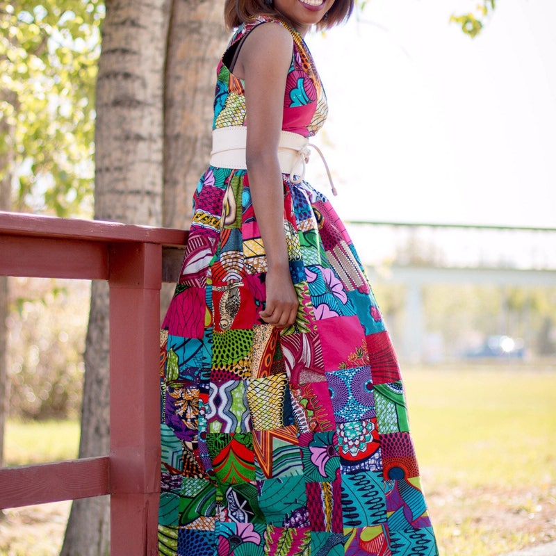 Patchwork Dress - Etsy