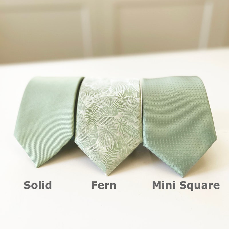 Sage Green Tie - Etsy