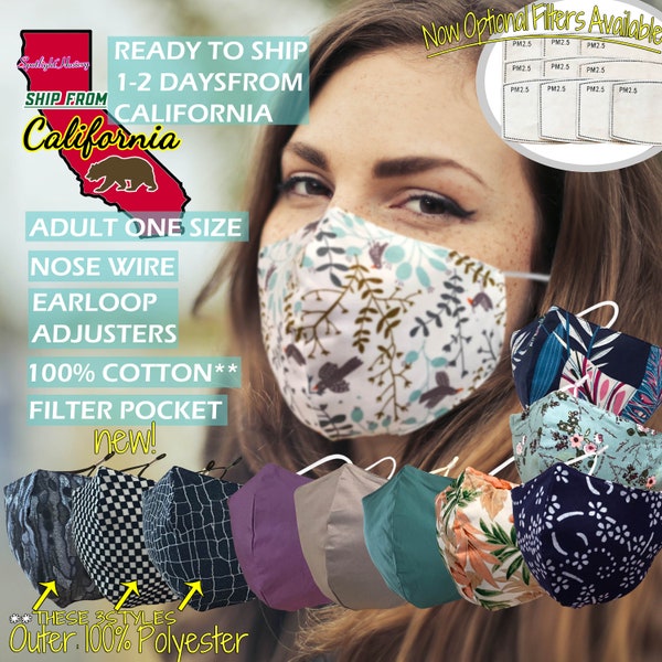Masks With Nose Wire - Etsy