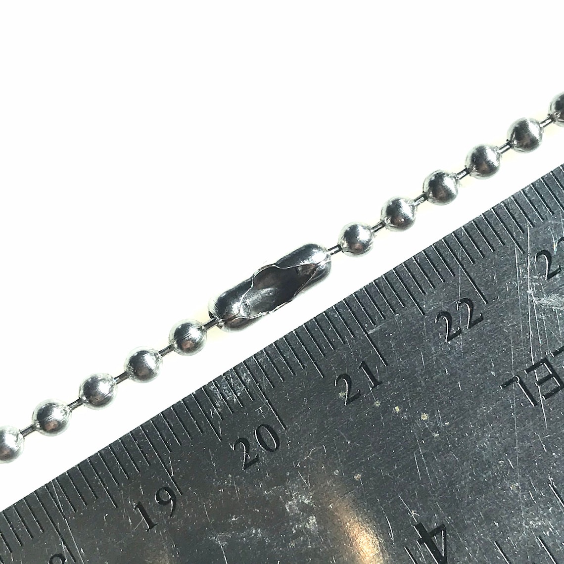 Heavy Stainless Steel Ball Chain 24 3.2mm Size 6 - Etsy