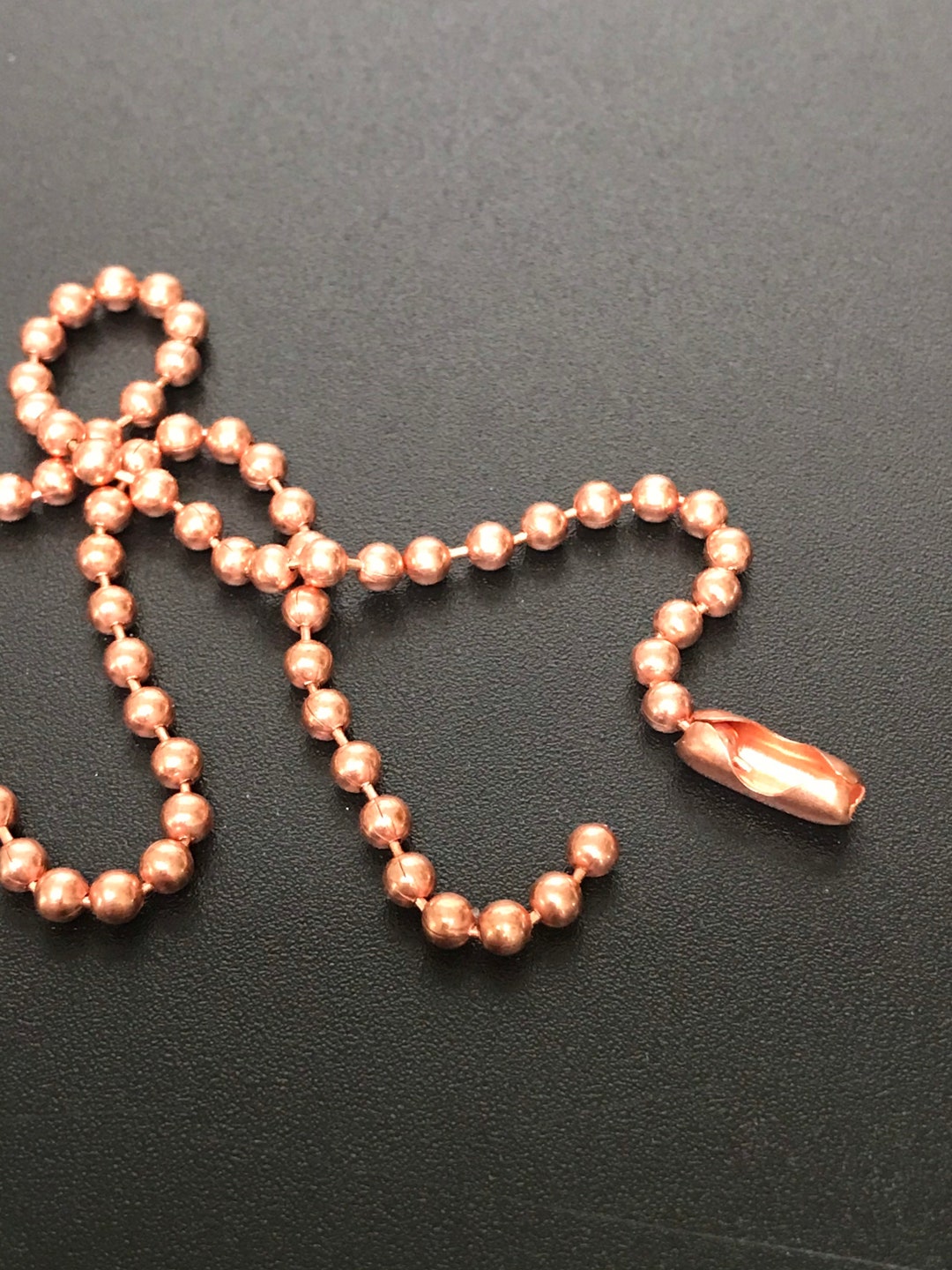 Copper Ball Chain 24” 3.2mm Size 6 - Etsy