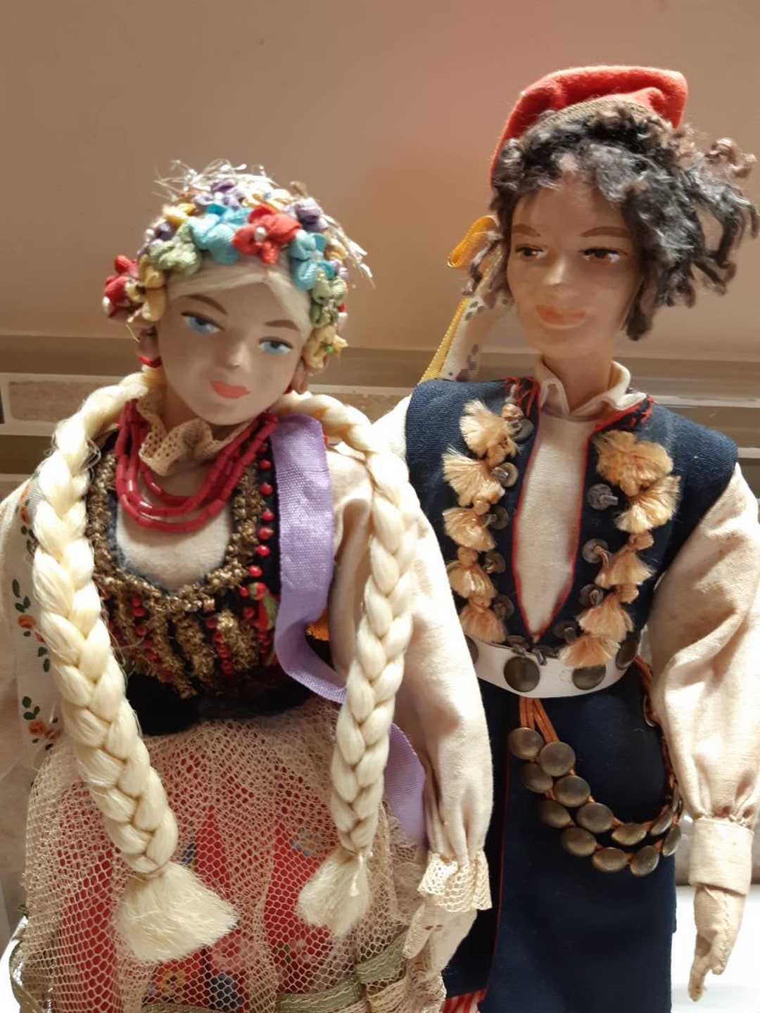 Vintage European Folk Dolls - Etsy