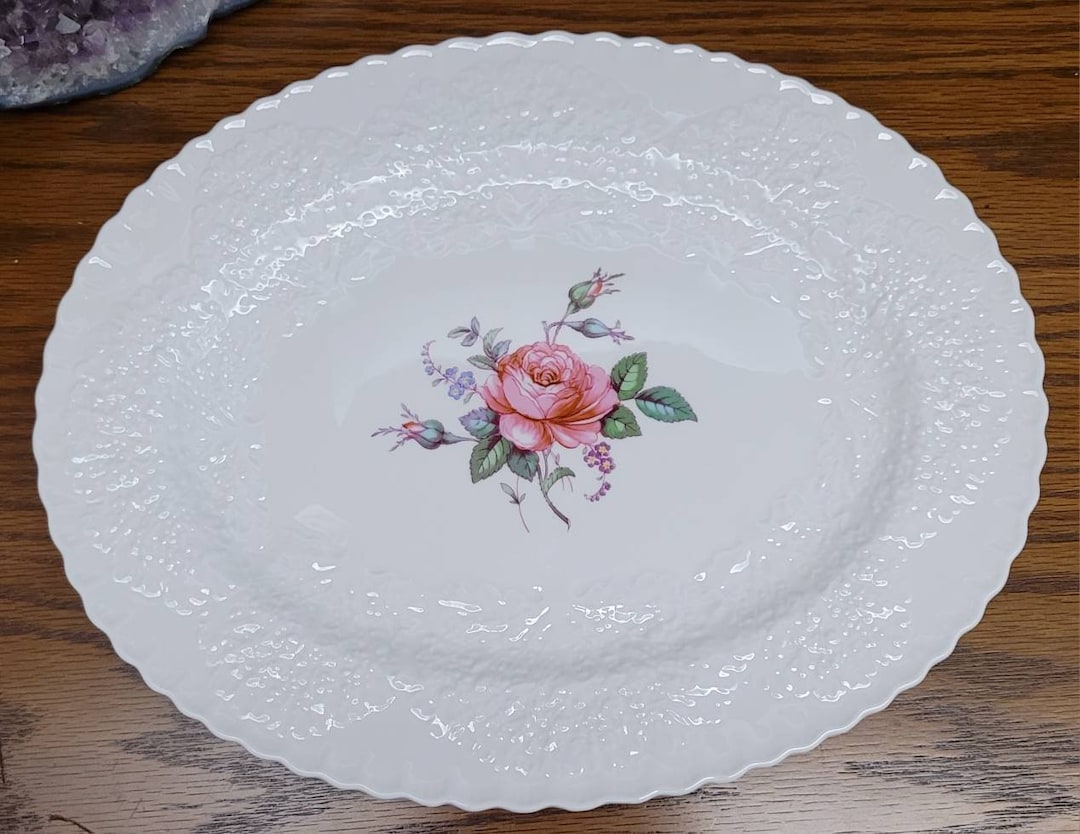 Vintage Spode Savoy Rose Large Platter-y2862 Savoy Rose=bridal Rose ...
