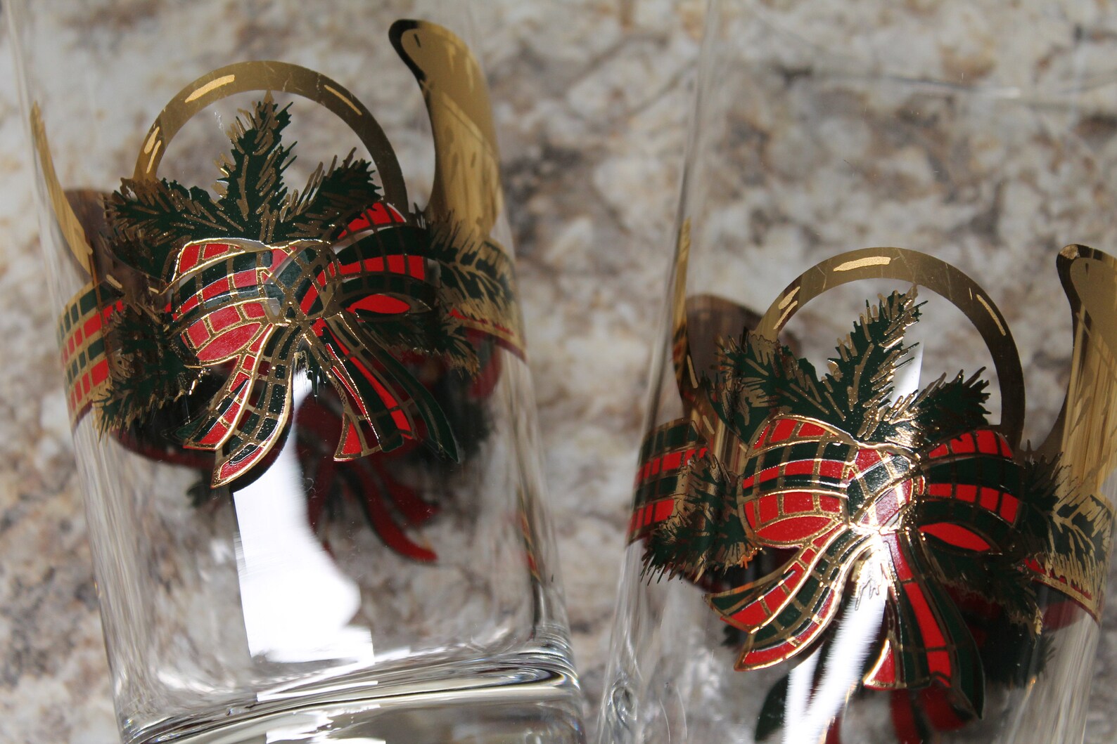 Vintage Christmas Glassware Holiday Glassware Vintage - Etsy