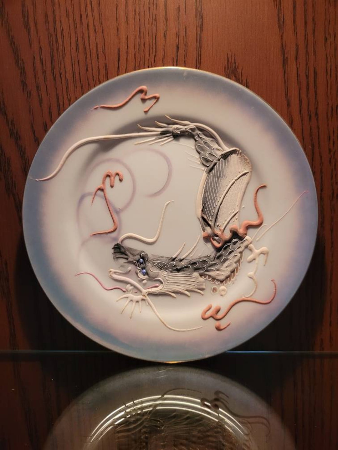 Supersale-vintage Dragonware Plates-mid Century Moriage Dragonware ...