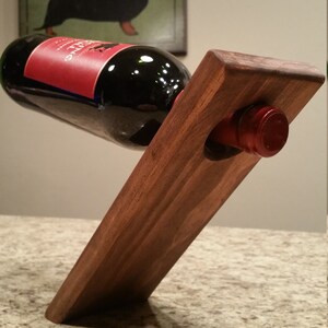 Balancing Wine Bottle Holder Wine Bottle Rack Self Balancing - Etsy