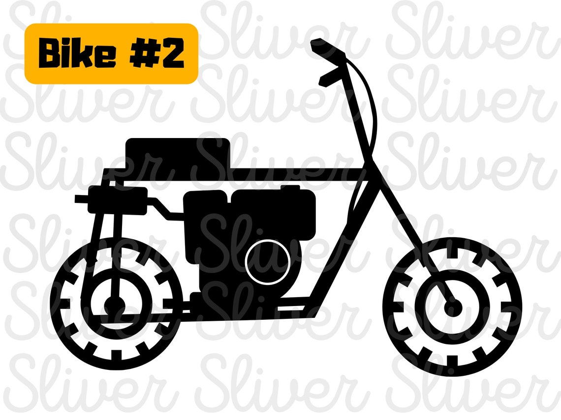 Mini Bike Stickers Minibike Decals and Window Stickers Mini - Etsy