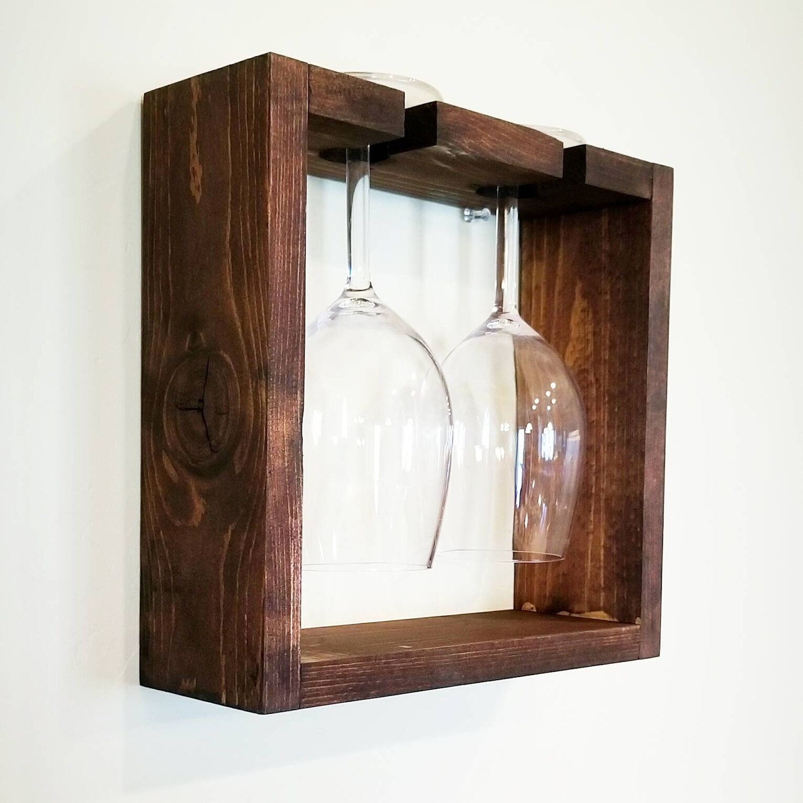 Floating Wine Glass Holder. Unique Wine Rack Storage. Wine | Etsy