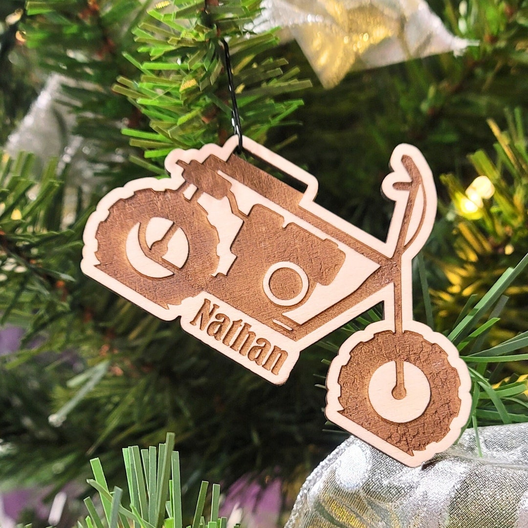 Personalized Mini Bike Ornament | Personalized Gifts | Christmas ...