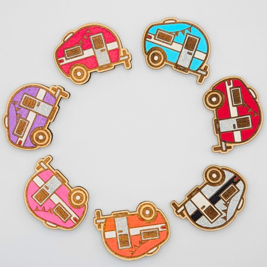 Vintage Camper Magnets | Camper Gifts | Camping Enthusiasts - Etsy