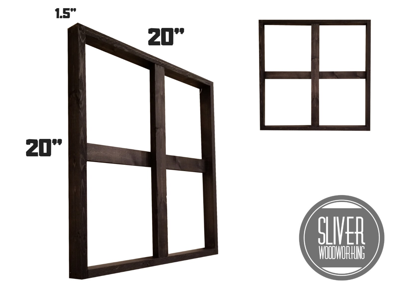 Farmhouse Faux Window Frames 2 Pack Window Frame Wall - Etsy