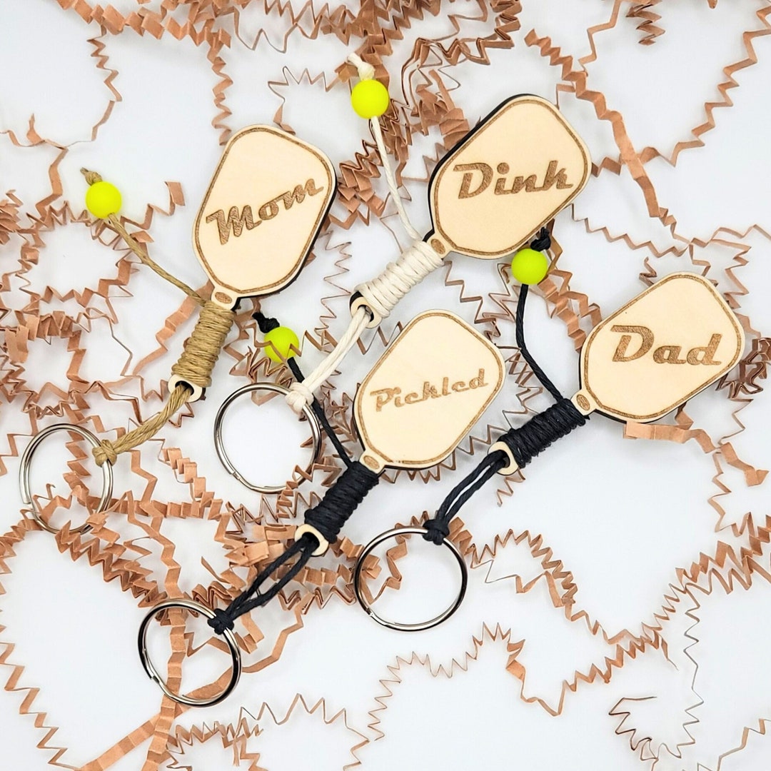 Personalized Pickleball Paddle Keychains! Pickleball Paddle Gift for ...