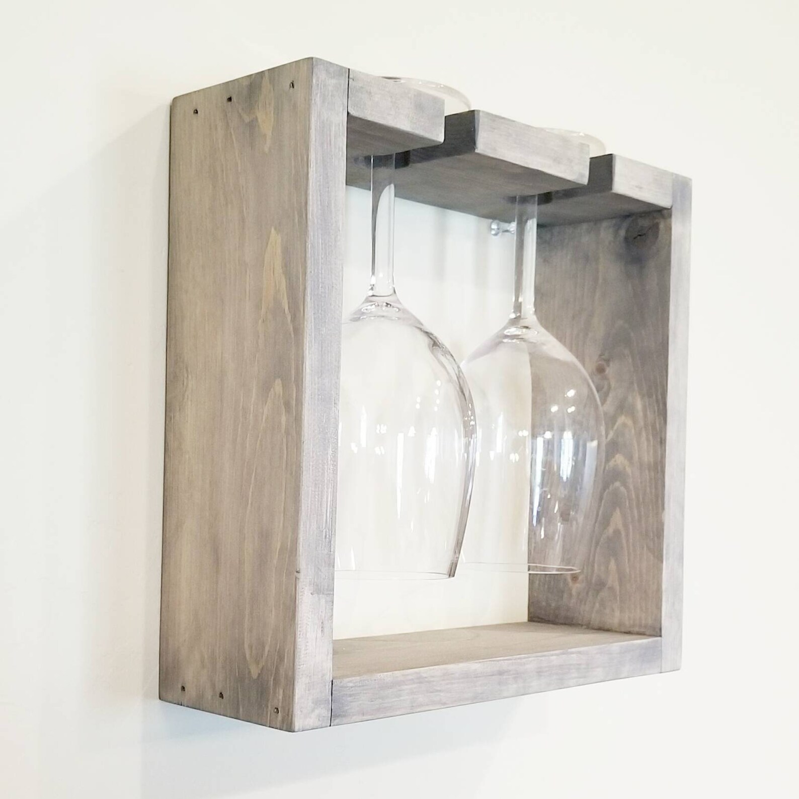 Floating Wine Glass Holder. Unique Wine Rack Storage. Wine | Etsy