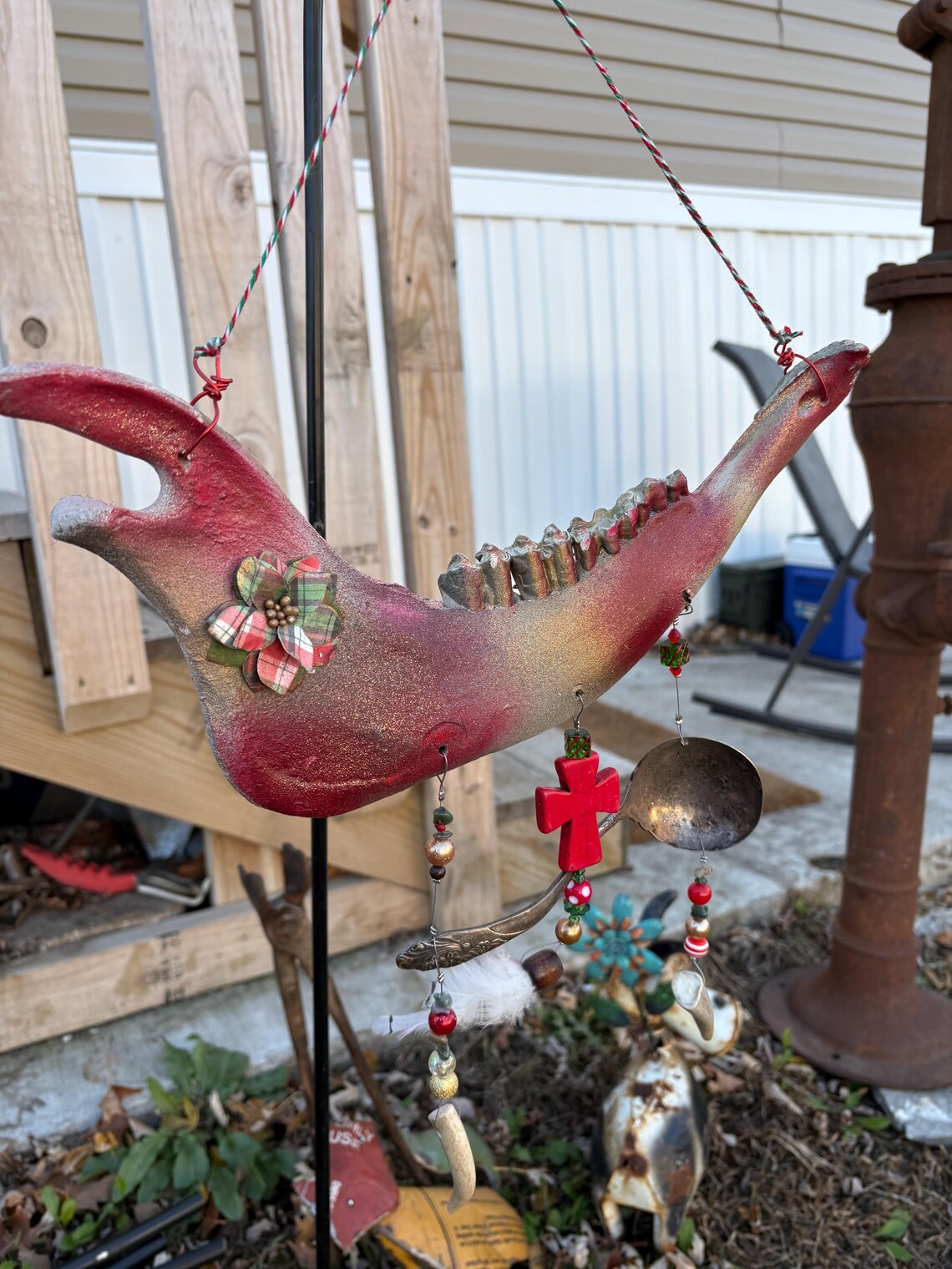 Cow Bone Jaw Decor, Christmas Home Decor, Gifts for Rancher, Ranchers ...