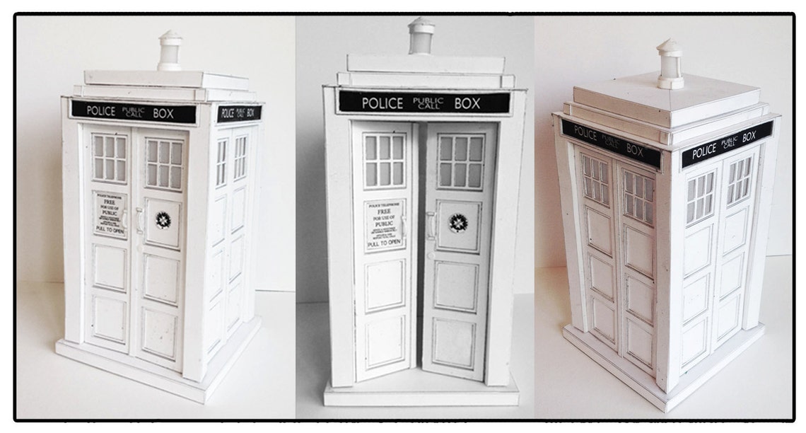 Digital Download- Make Your Own Miniature Tardis Inspired by Doctor Who ...