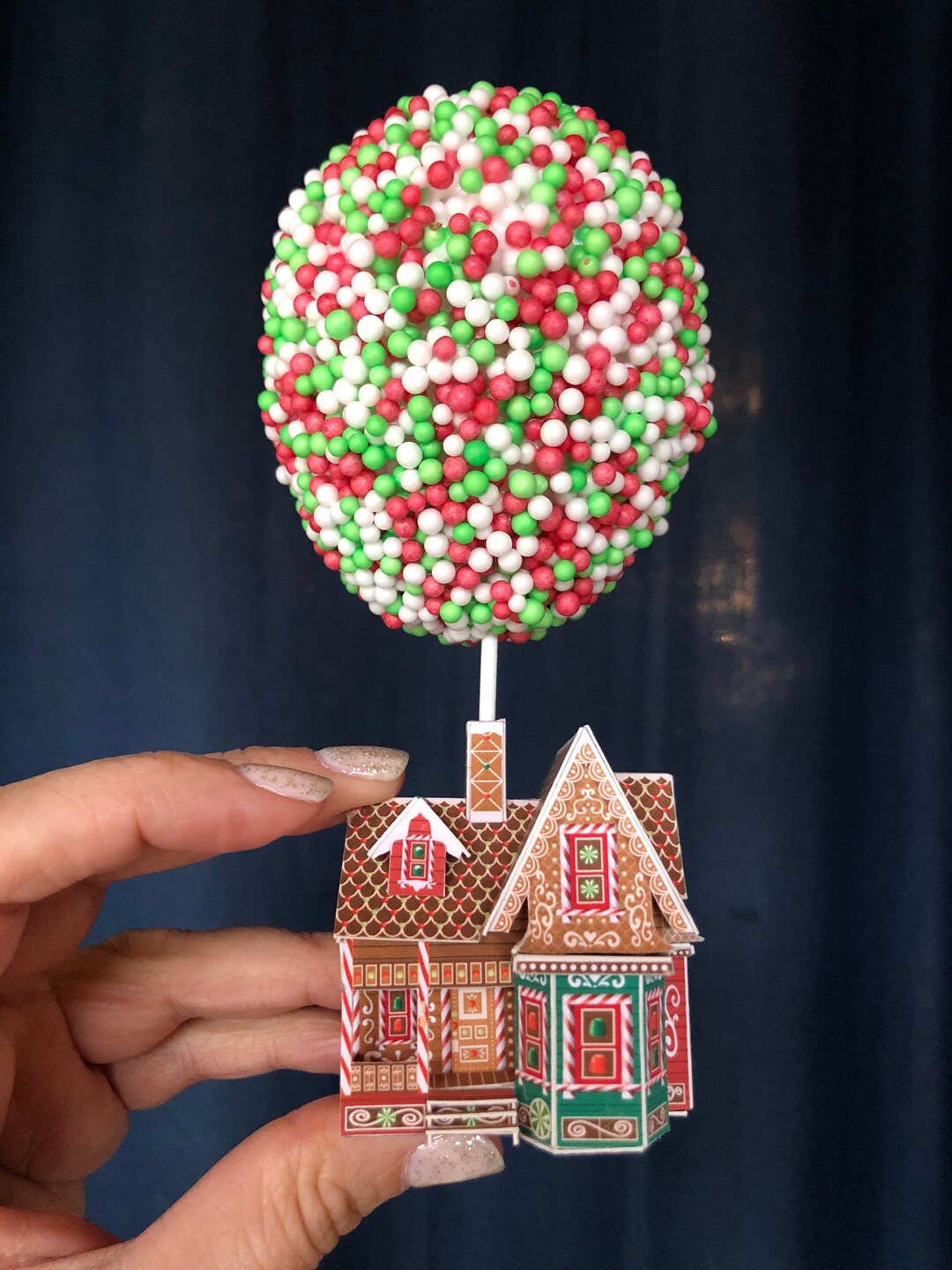 Digital Download- Make Your Own up Inspired Gingerbread House - Etsy