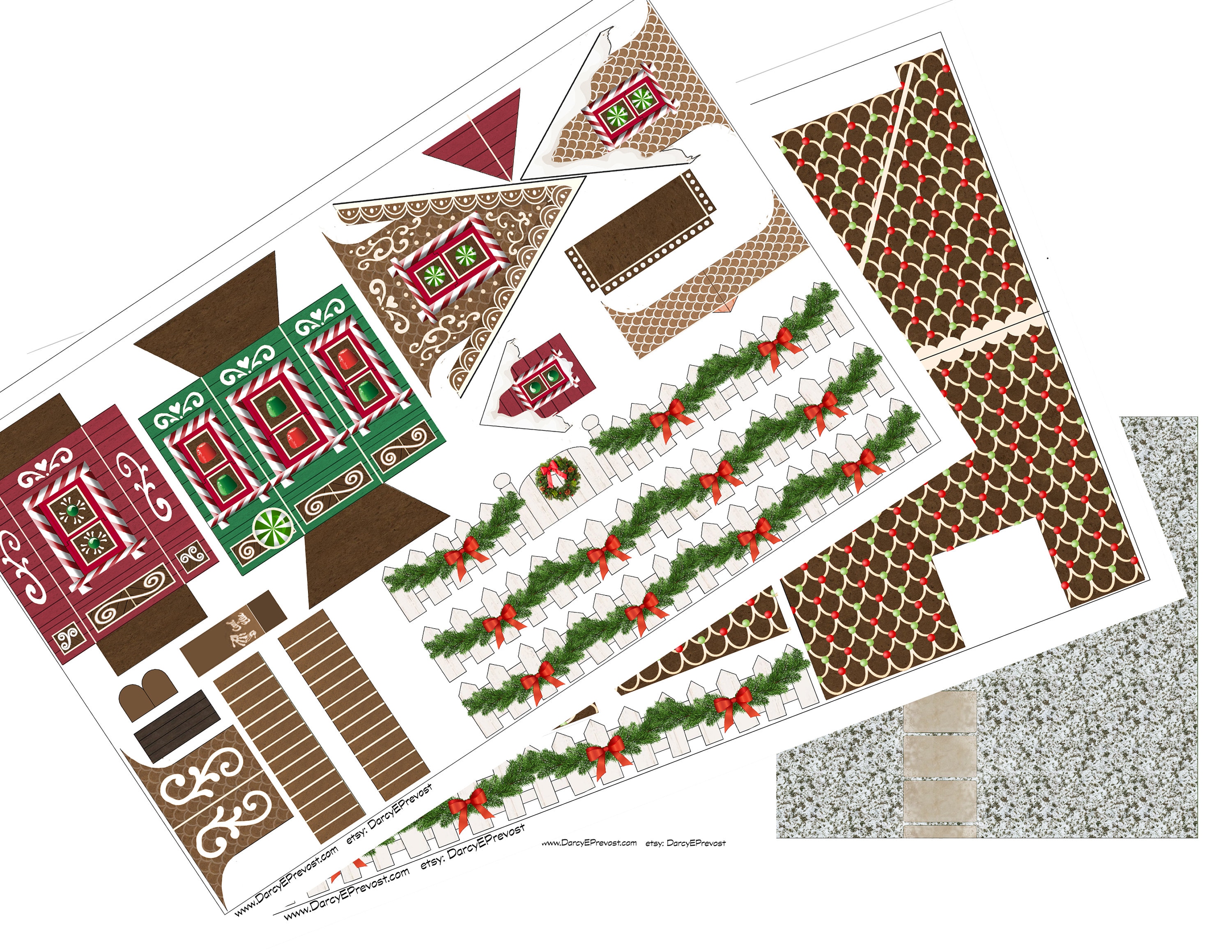Digital Download- Make Your Own up Inspired Gingerbread House - Etsy