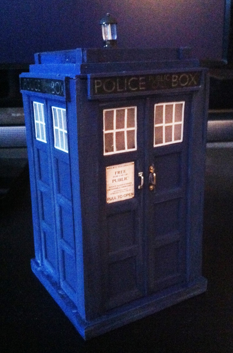 Digital Download- Make Your Own Miniature Tardis Inspired by Doctor Who ...