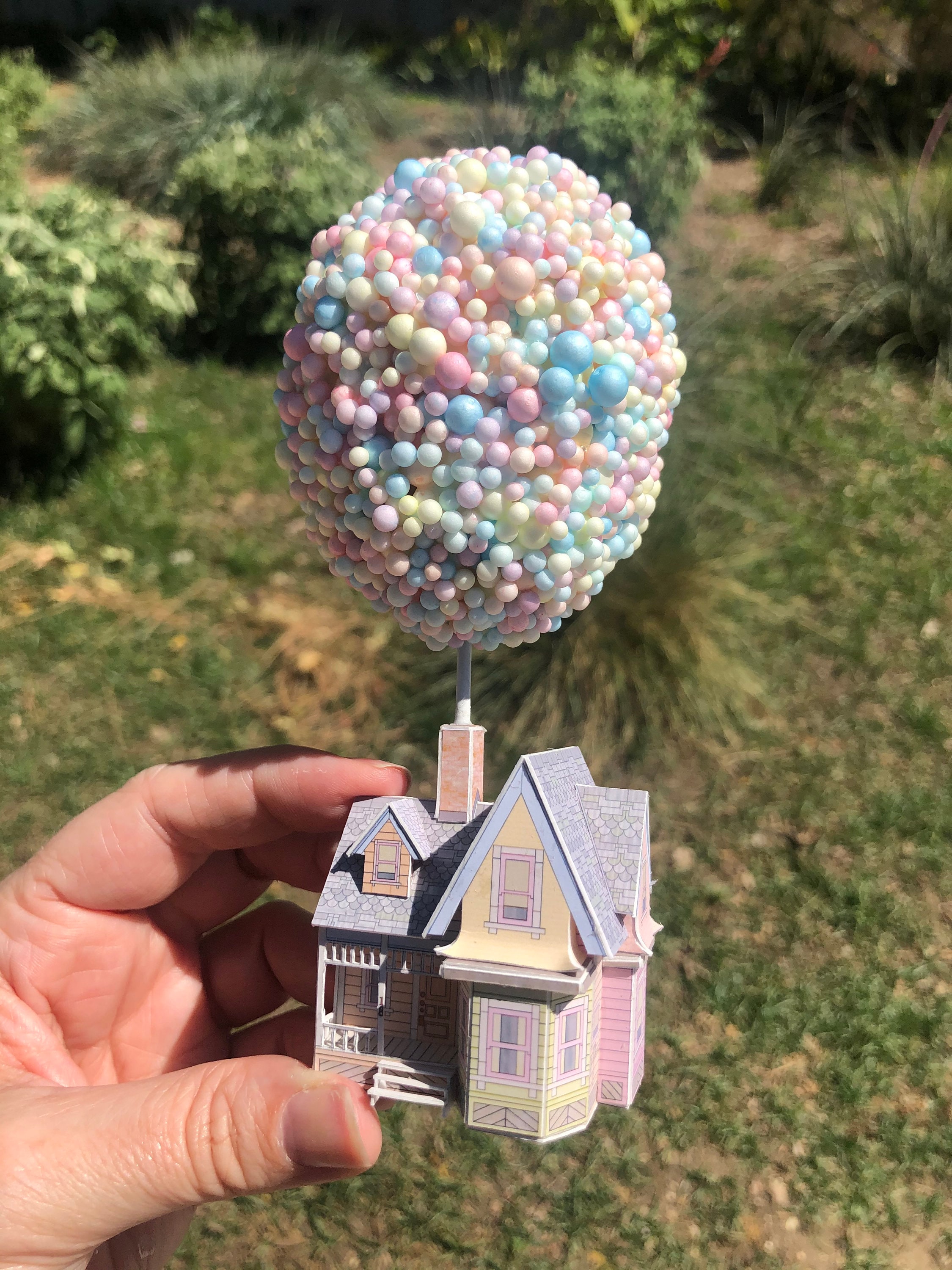 Mini PASTEL up House With Balloons - Etsy