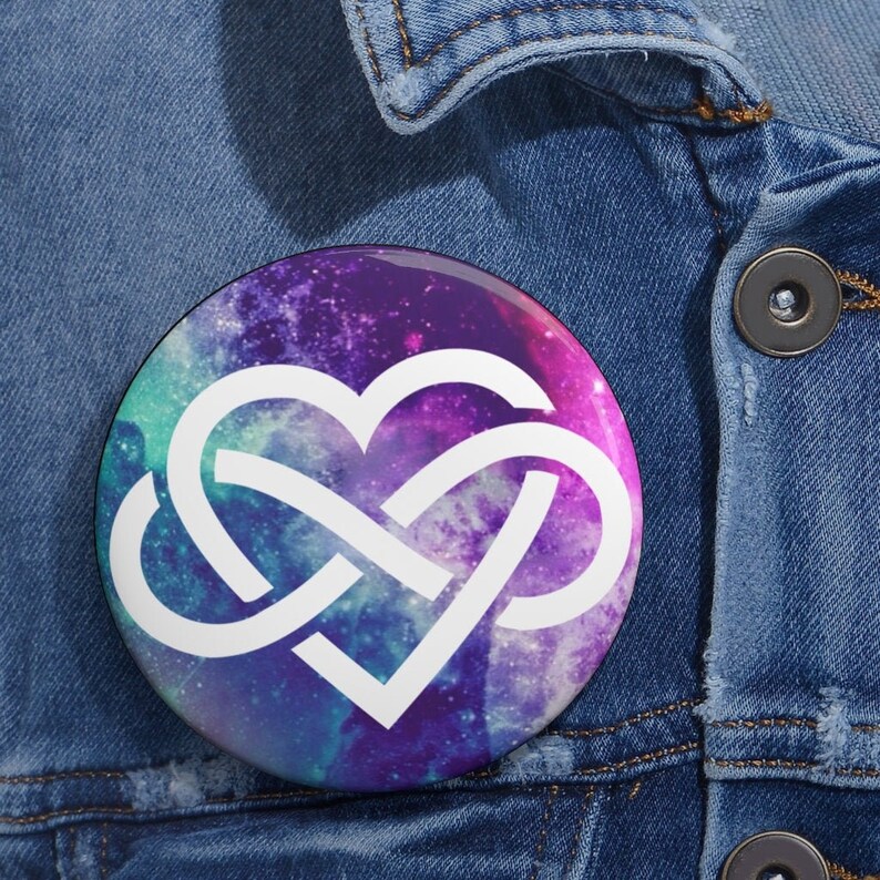 Polyamorous Polyamorous Pin Poly Love Free Love Poly | Etsy