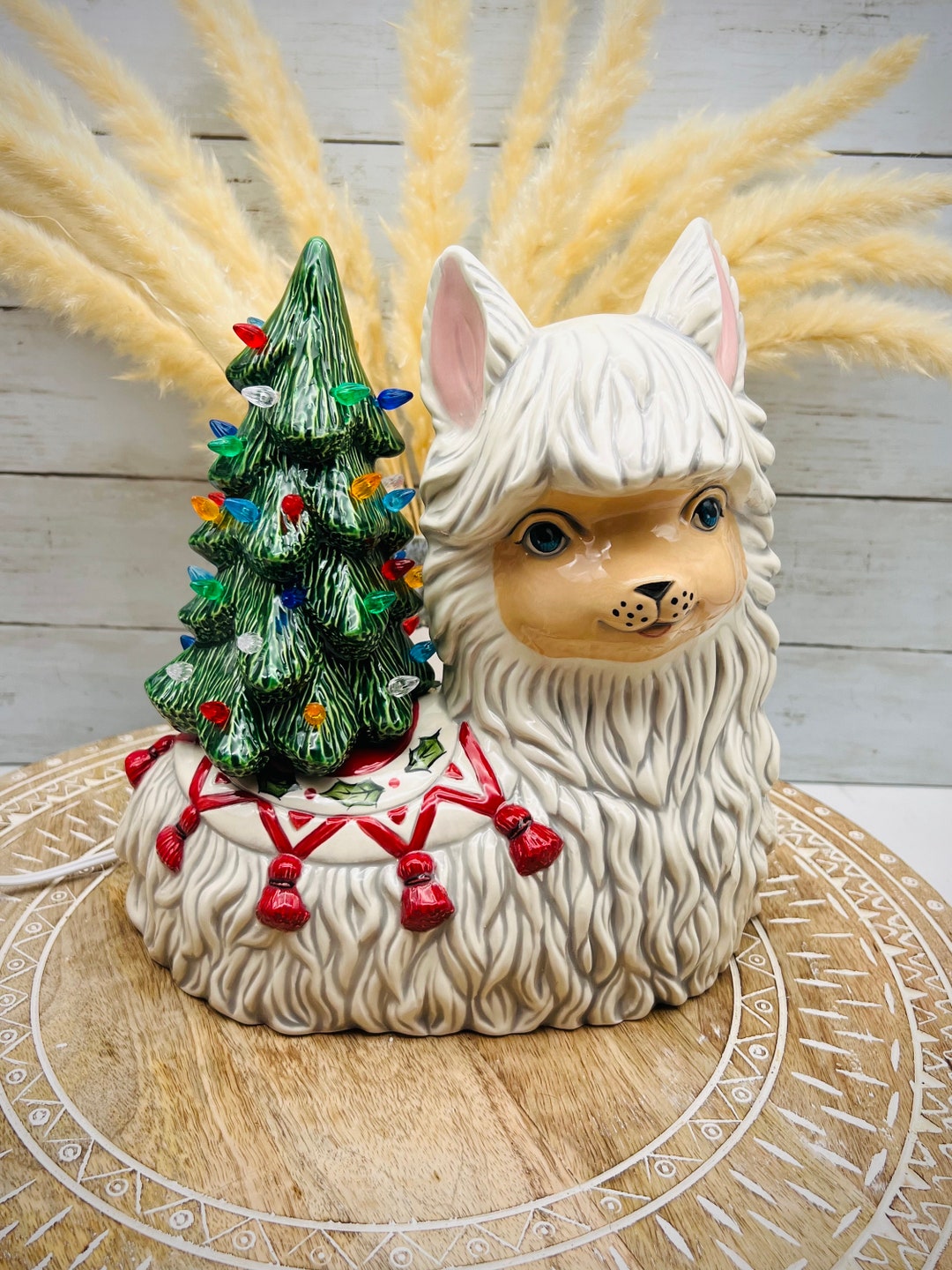 Light-up Llama Christmas Tree Light Christmas Decor Llama - Etsy