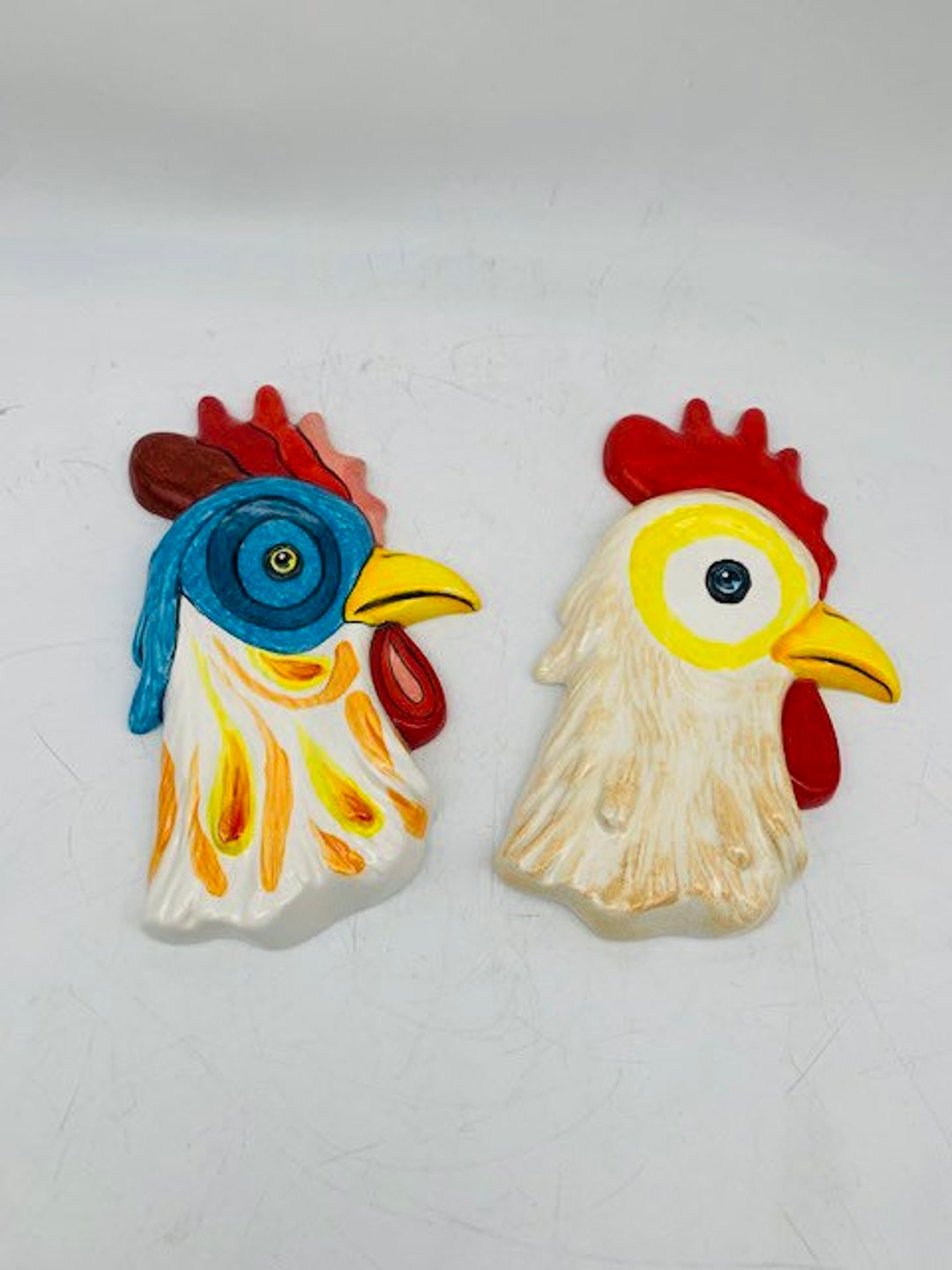 Wacky Rooster Spoon Rest, Spoon Rest, Farmhouse Spoon Holder, Unique ...