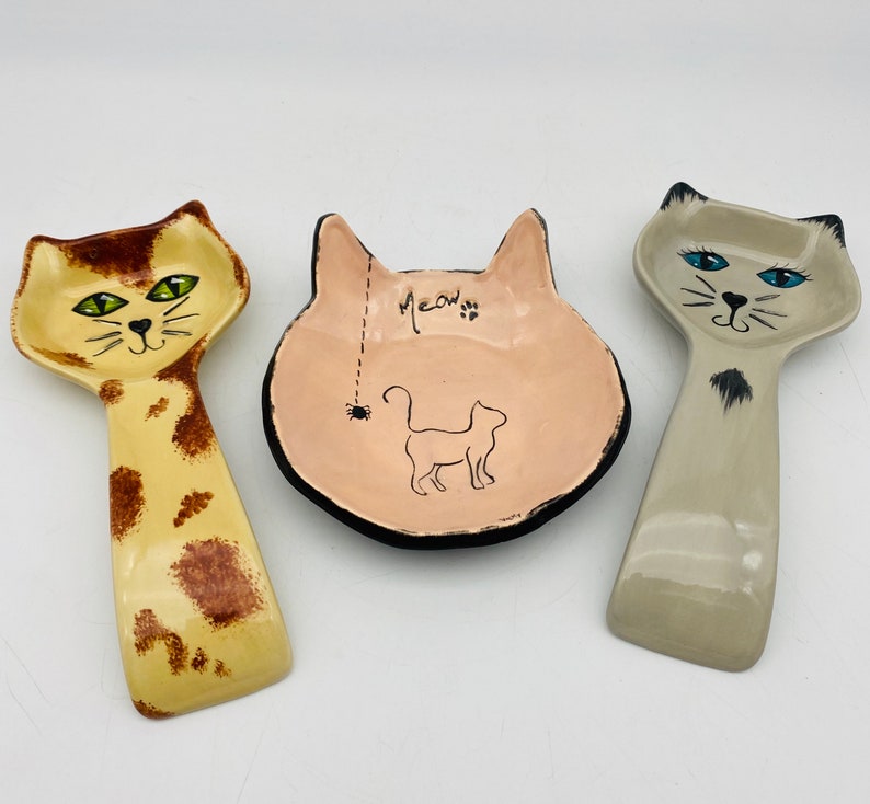 Fun Cat Spatula Holder Spoon Rest Cooking Spatula Spoon - Etsy