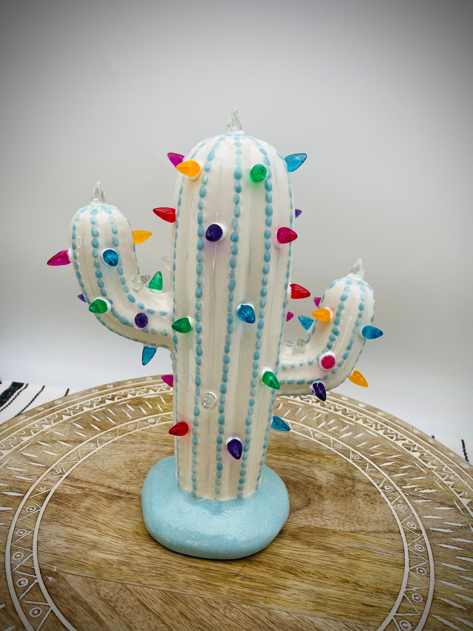 Cactus Tree With Lights Vintage Style Light-up Cactus | Etsy