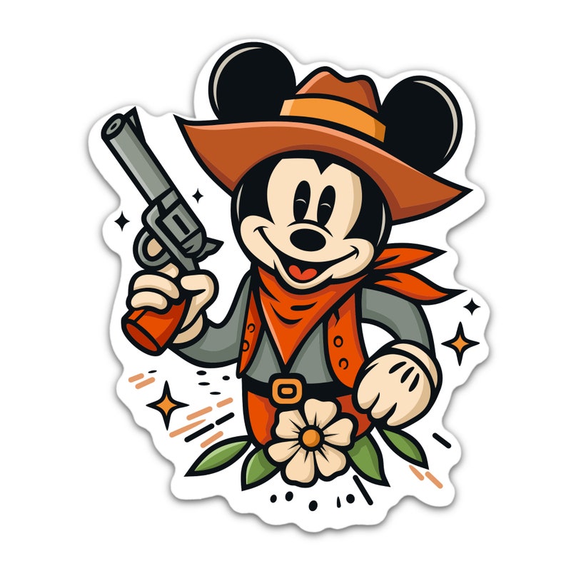 Mickey Stickers - Etsy