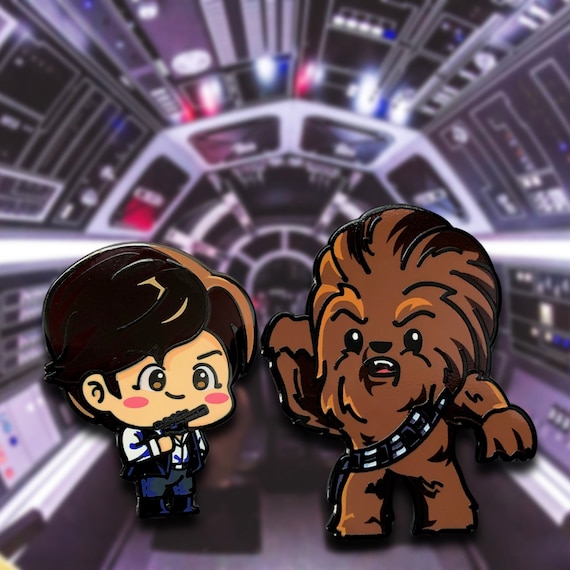 Han & Chewy Enamel Pin Set - Etsy
