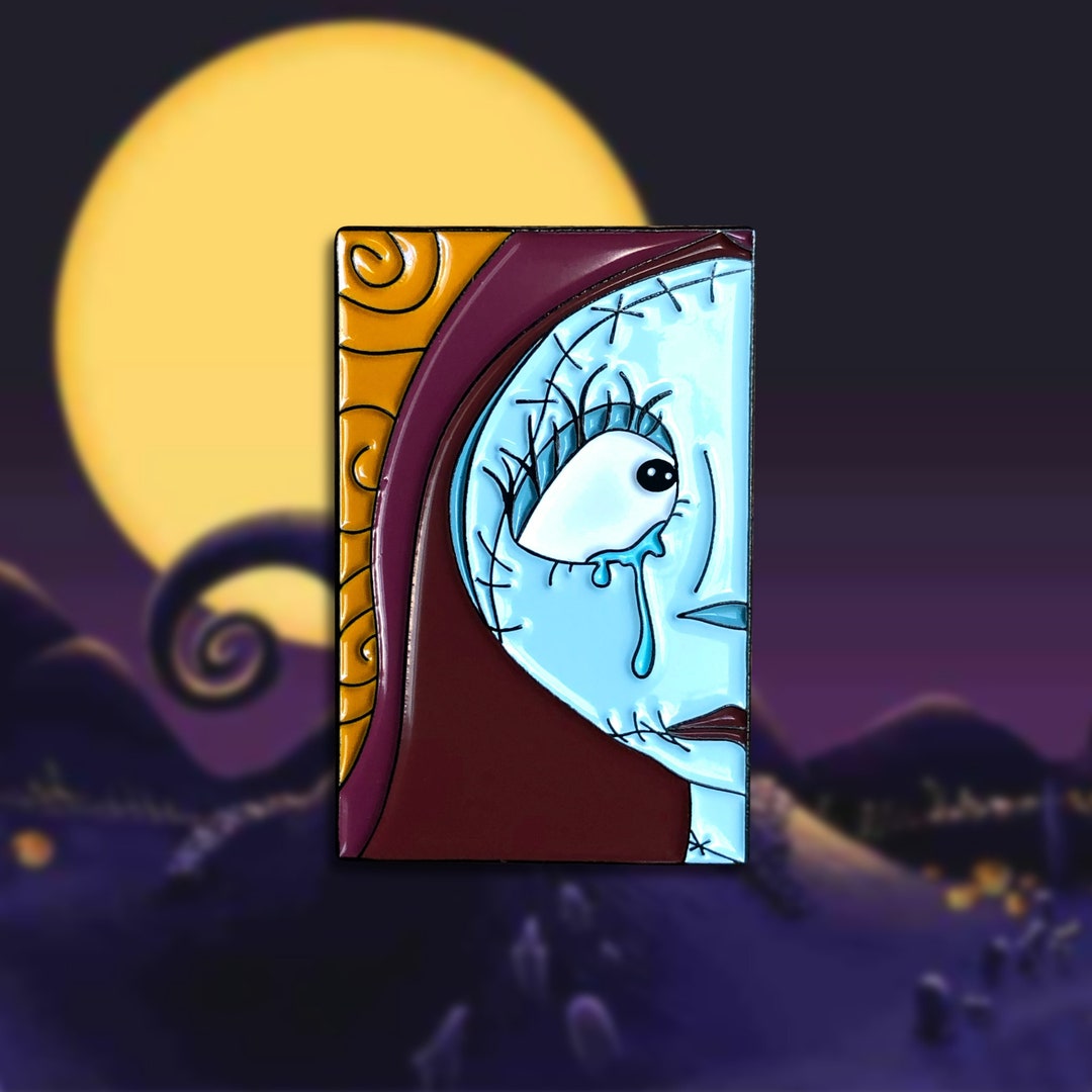 Sad Girl Sally Enamel Pin - Etsy