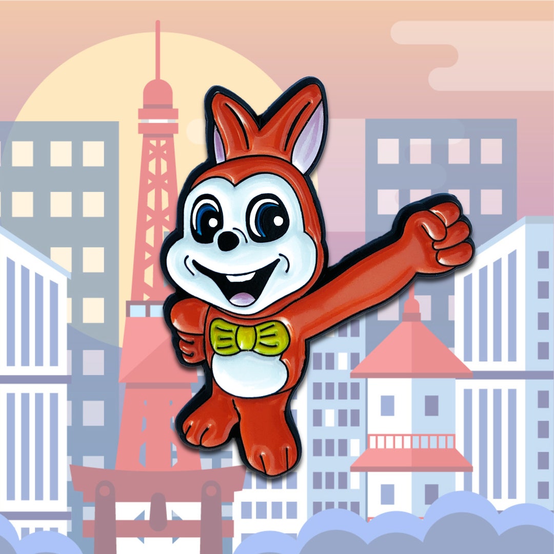 Pyon-chan Rabbit Enamel Pin - Etsy