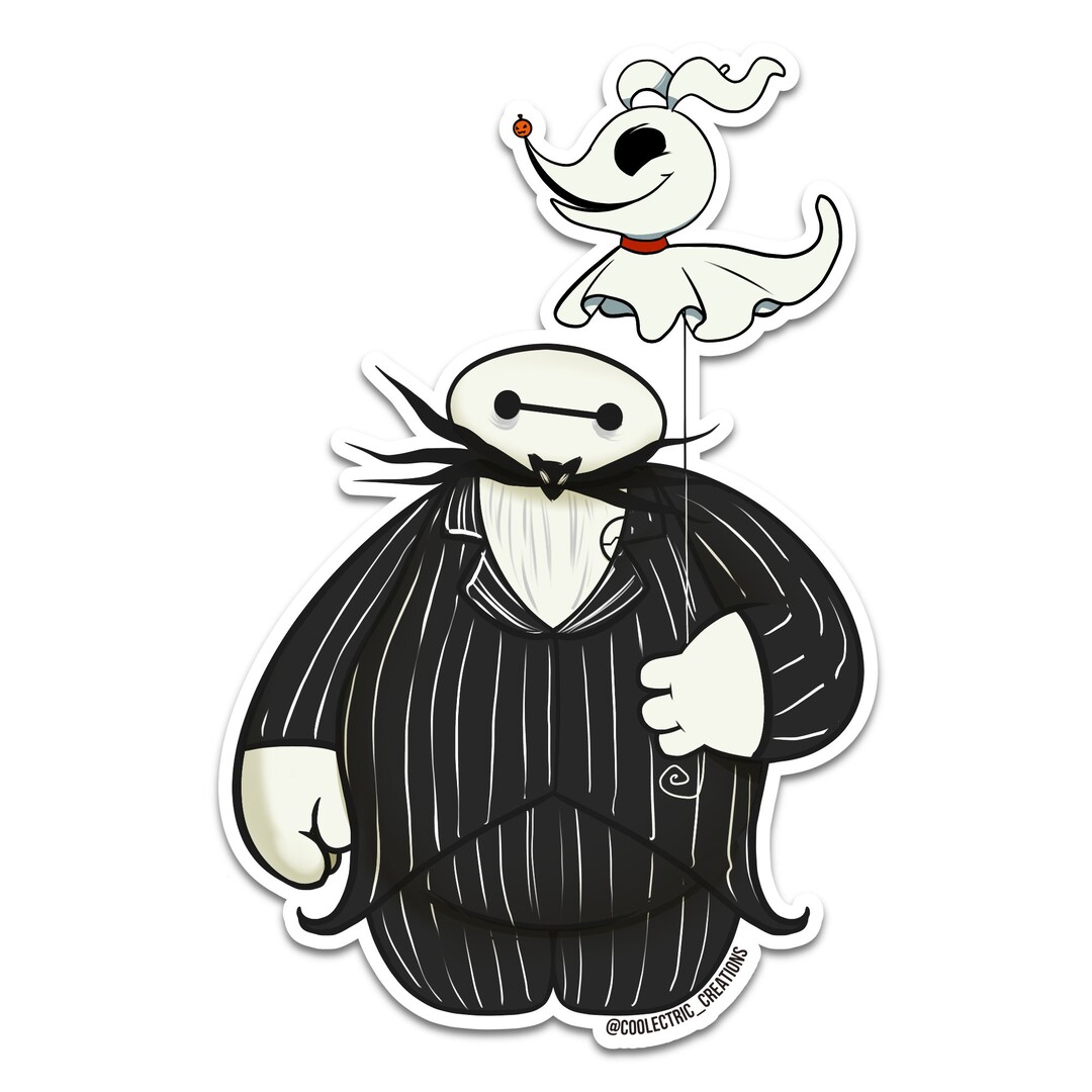 Bone Daddy Baymax Sticker - Etsy