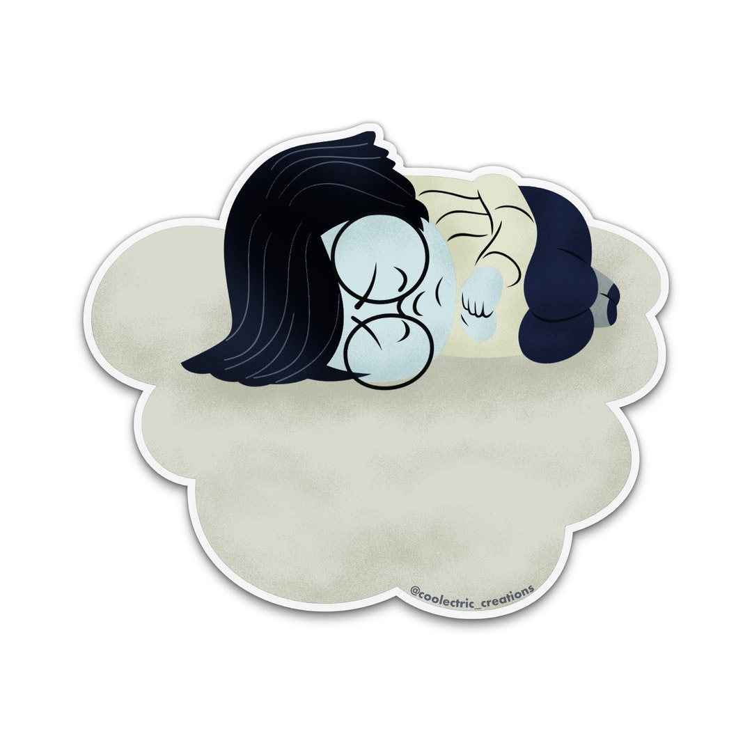Sadness Cloud Sticker - Etsy