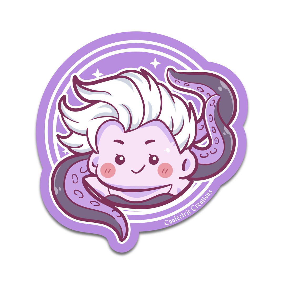 The Cutest Ursula Sticker - Etsy