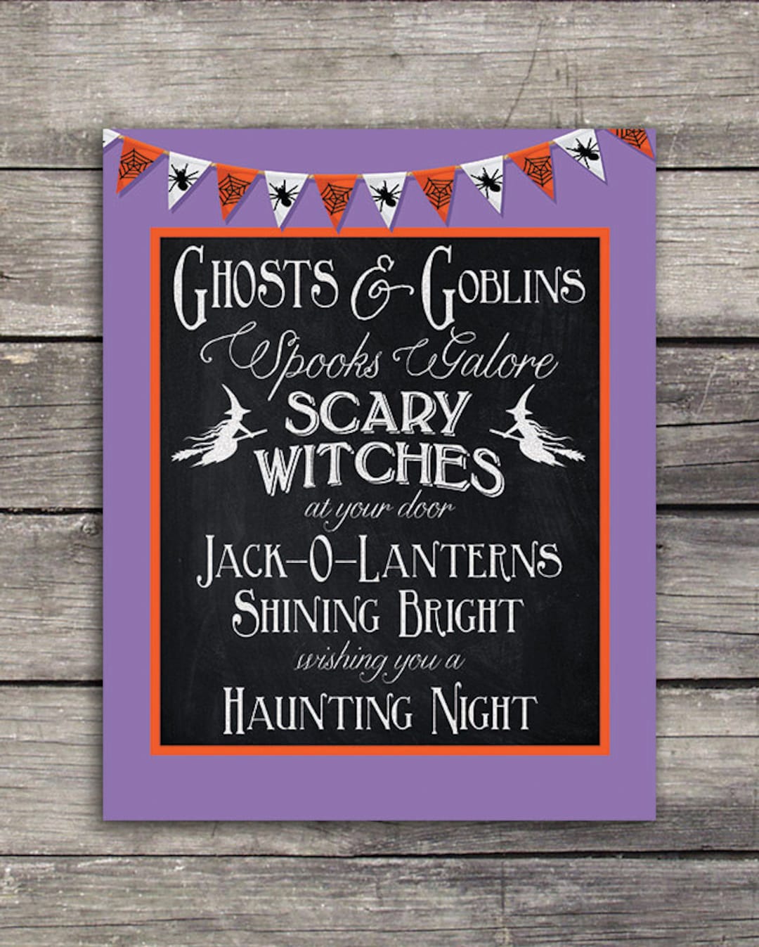 Ghosts and Goblins Spooks Galore Scary Witches at Your Door Jack-o ...