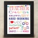 Teacher Subway Art 8x10 Instant Download Teacher Appreciation-end of ...