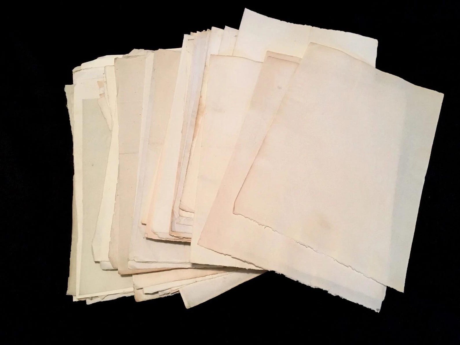 Antique 1800s Restoration Paper ‧ Blank Manuscript Sheet for Historical Repairs - Etsy